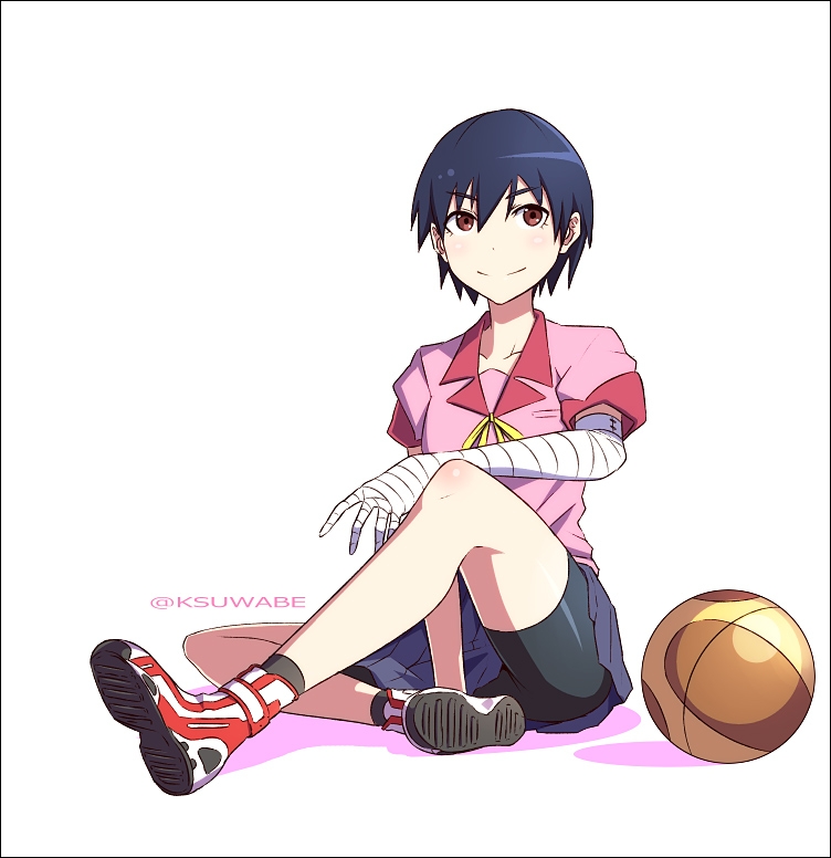 monogatari Suruga Kanbaru sports basketball – Beneath the Tangles