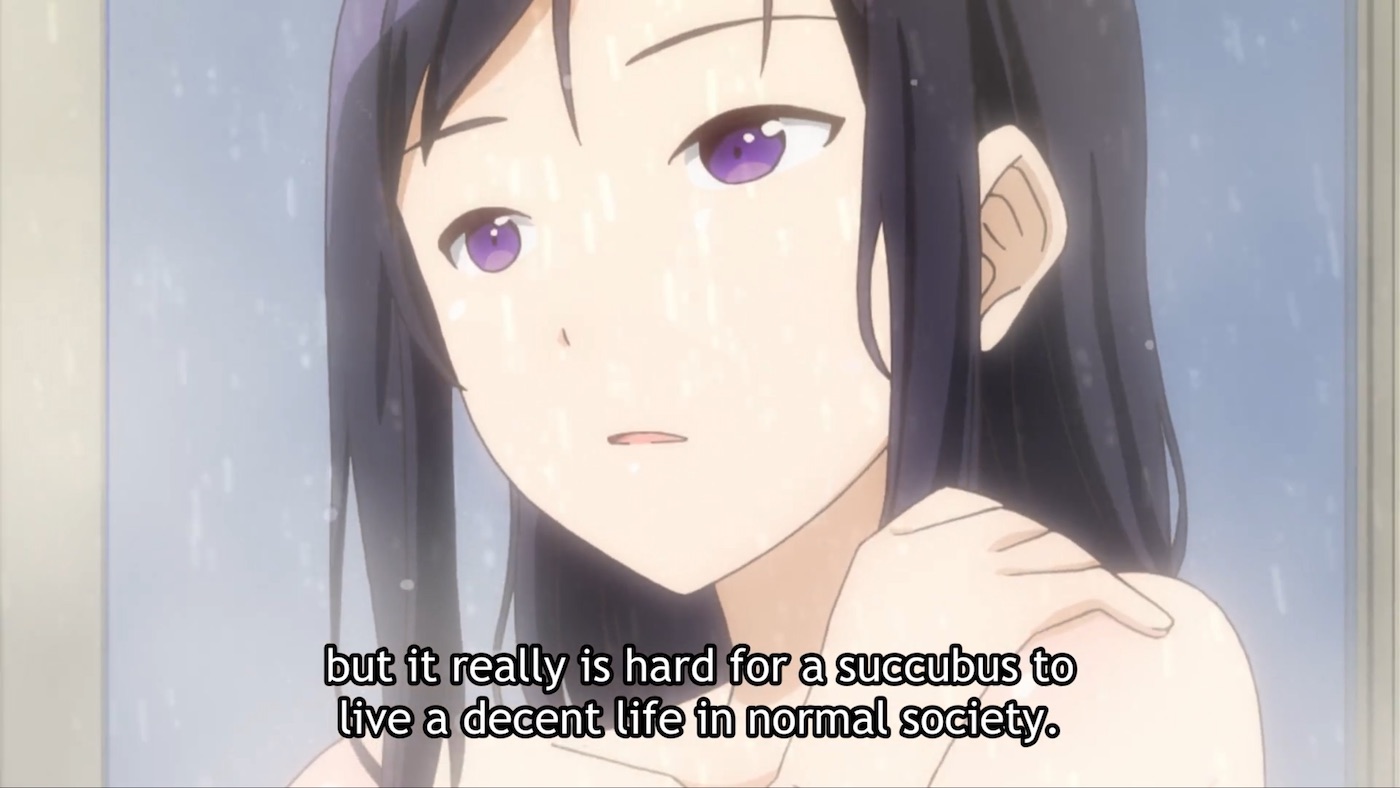 Satou Sakie in ep 3 of Interviews with Monster Girls – Beneath the Tangles