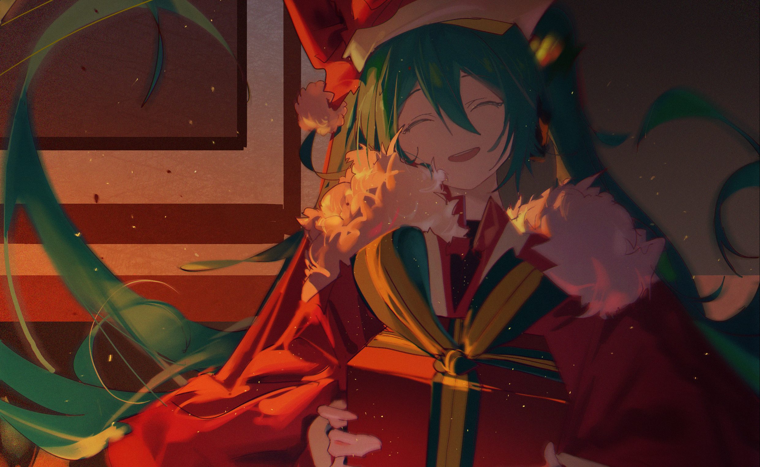 Fanart Friday x 12 Days of Christmas Anime, Day 9: Miku Claus ...