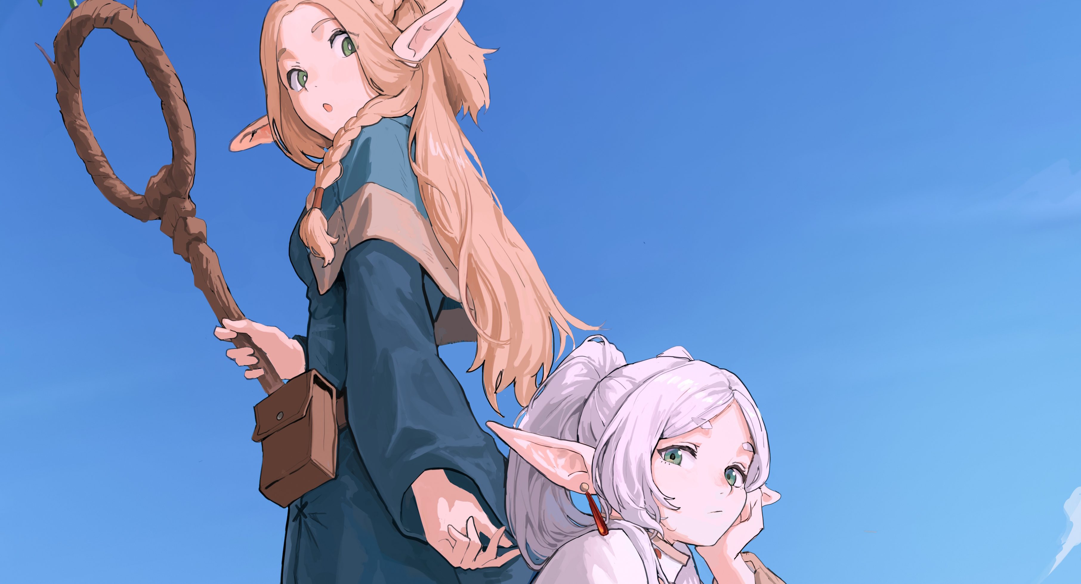 Fanart Friday, Too: Two Mages, Frieren & Marcille – Beneath the Tangles