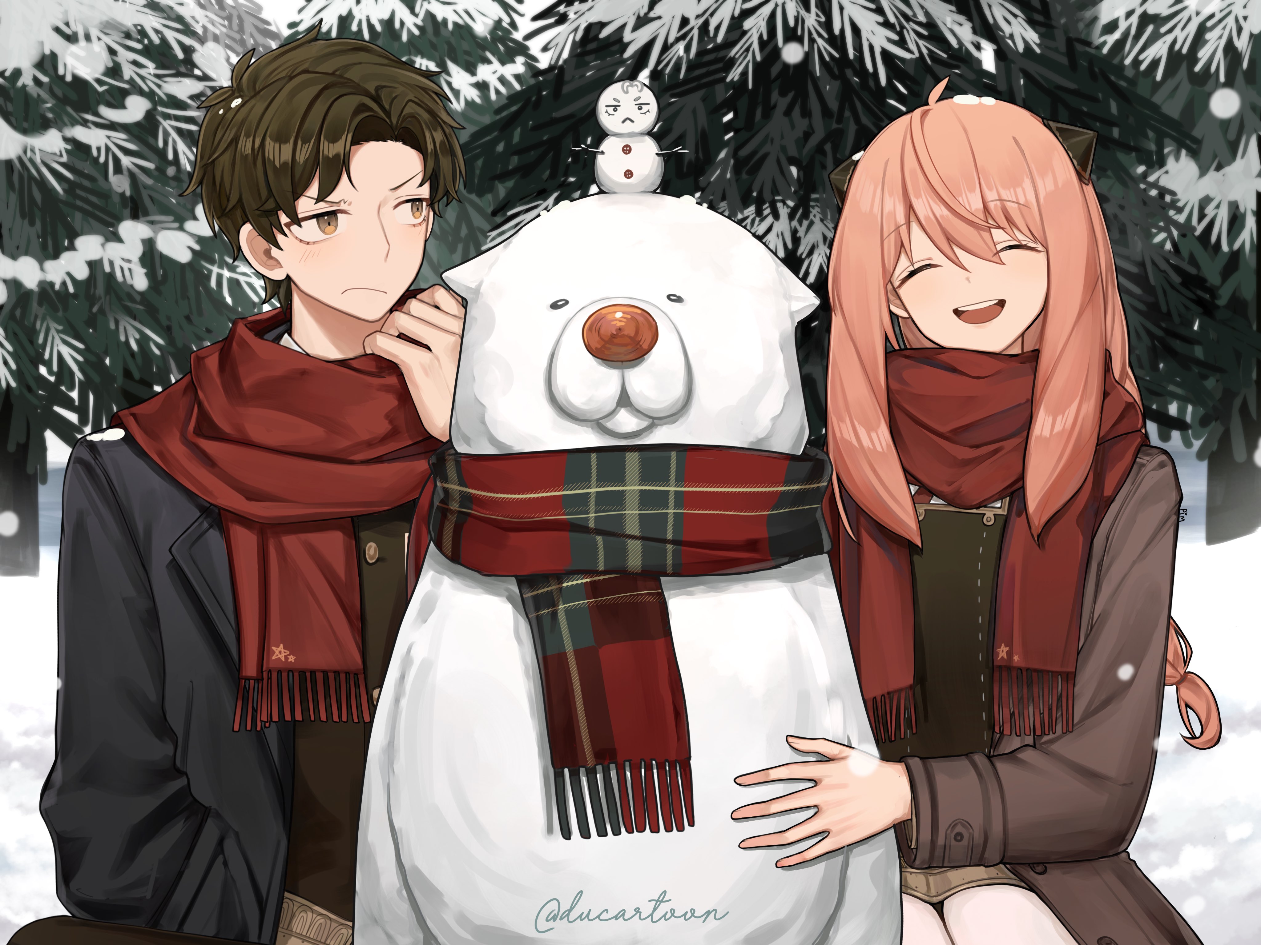 Fanart Friday: Damianya in the Snow – Beneath the Tangles