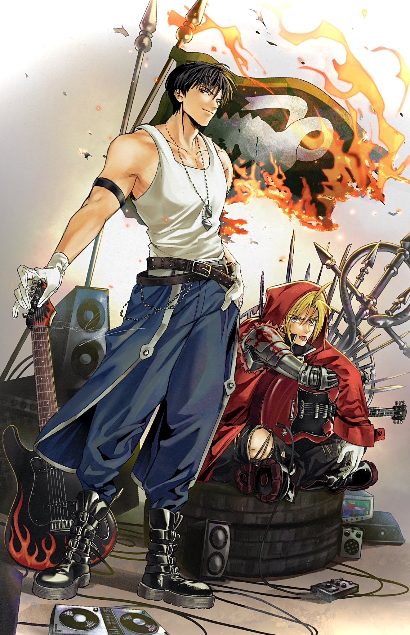 fullmetal alchemist edward and roy fanart – Beneath the Tangles
